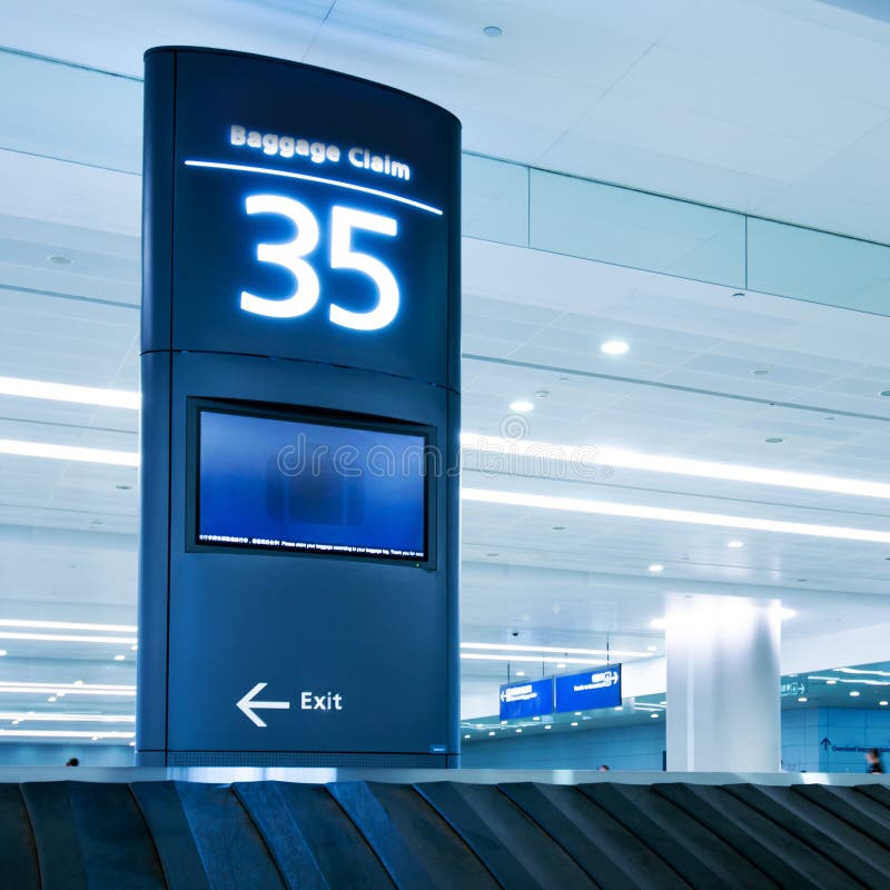 Baggage claim stock image. Image of traveling, airport - 27004125