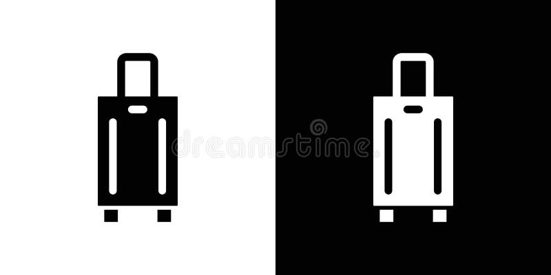 Baggage Icon Logo Set Vector Stock Vector - Illustration of suit ...