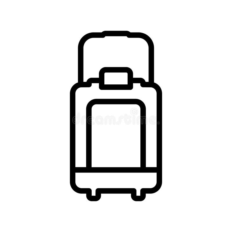 Baggage, luggage icon stock vector. Illustration of luggage - 226189915