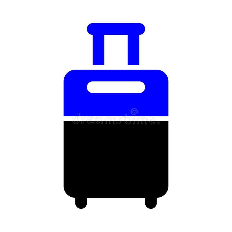 Baggage, Luggage Icon stock illustration. Illustration of suitcase ...