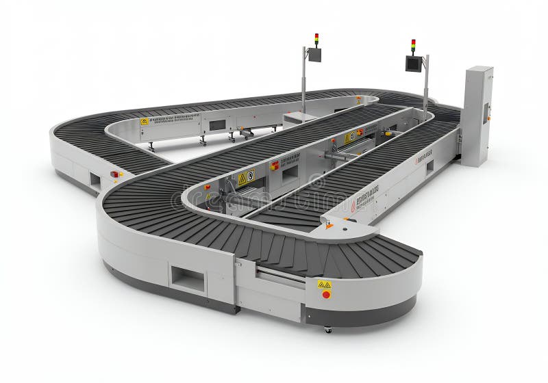 Sorting Conveyor Belt System Stock Illustrations – 2,122 Sorting ...