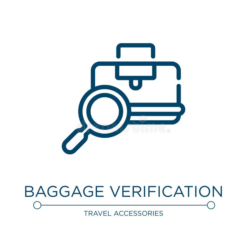 Baggage Verification Stock Illustrations – 112 Baggage Verification ...