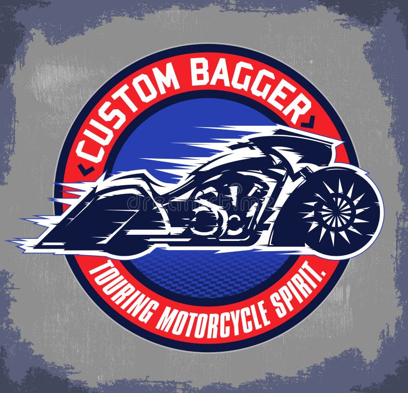 Bagger Motorcycle Racer Stock Illustrations – 14 Bagger Motorcycle ...