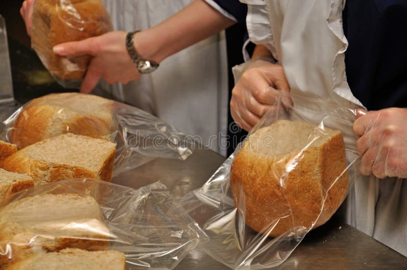 Bagging bread stock photo. Image of commercial, diet - 48608142