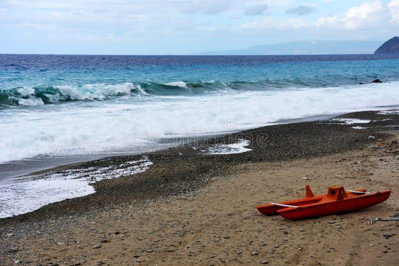 Bagnara Calabra Calabria Italy Stock Photo - Image of village, beach ...