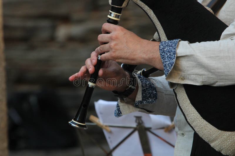 Typical Instrument of the Celtic Peoples Stock Photo - Image of music ...