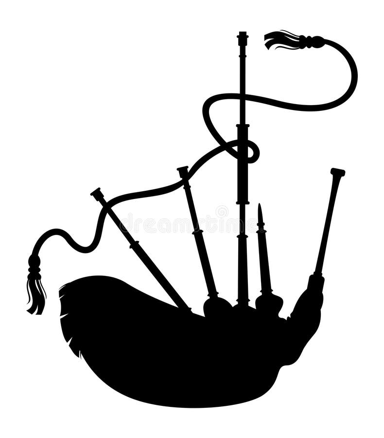 Bagpipe vector stock illustration. Illustration of drawing - 362808396