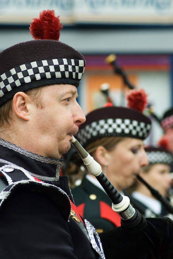 Bagpipers editorial stock photo. Image of highlander - 13401493