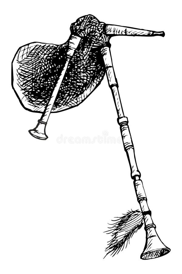 Black Bagpipe Stock Illustrations – 368 Black Bagpipe Stock ...