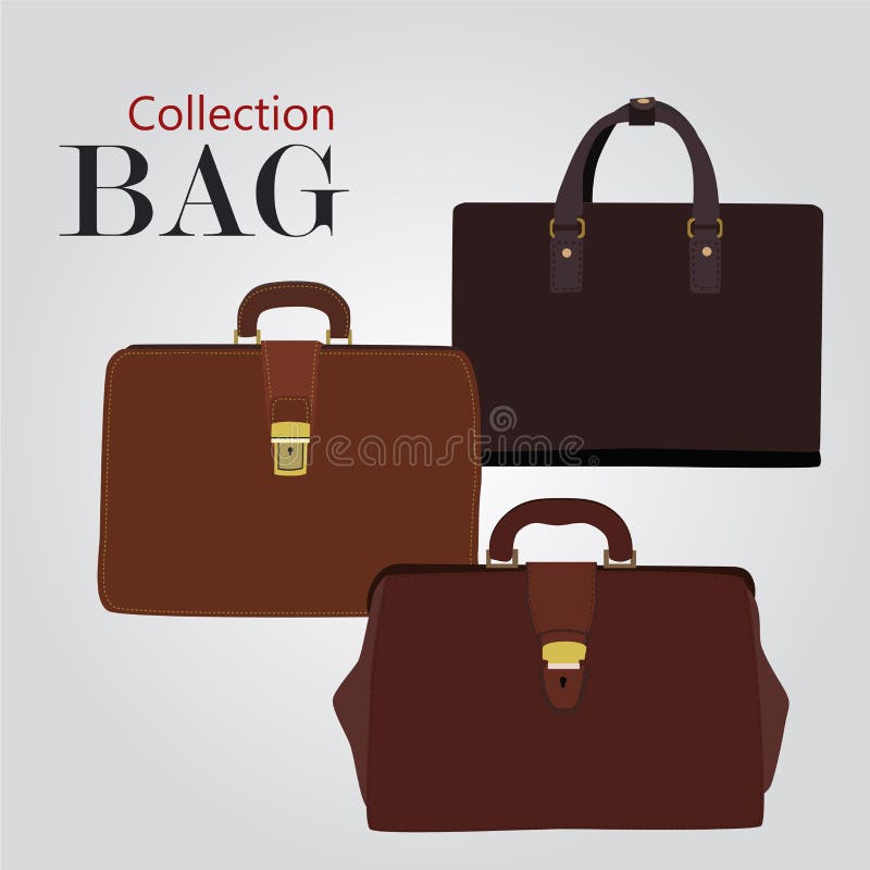 Bags collection set stock vector. Illustration of bags - 69437218