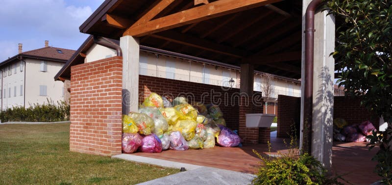 Bags of garbage stock image. Image of garbage, issues - 30611837