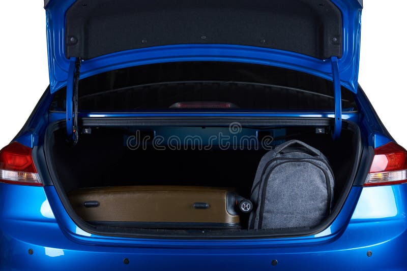 Full Loaded Car Sedan Trunk Stock Image - Image of auto, boot: 90407273