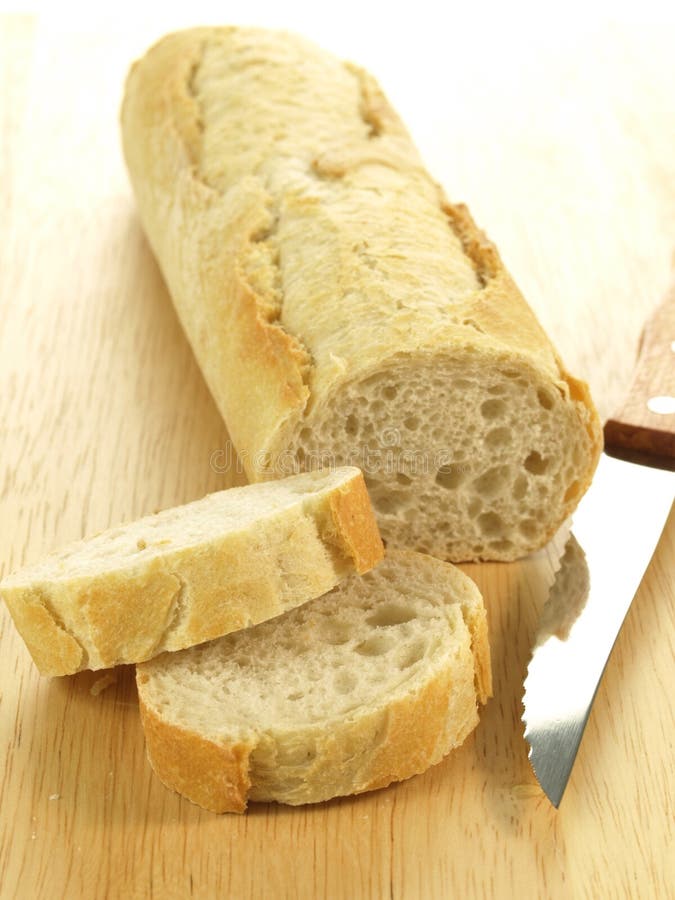 Baguette stock image. Image of appetizing, natural, board - 24397851