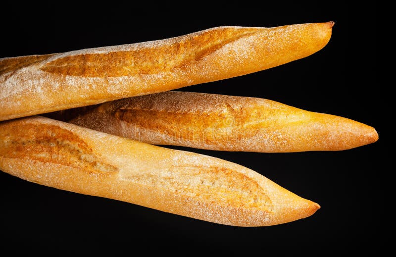 Baguette. Fresh Bread Isolated Stock Image - Image of wheat, loaf: 39423753