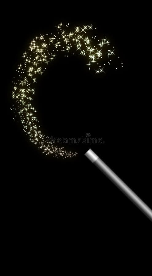 Baguette magique magique illustration stock. Illustration du magie ...
