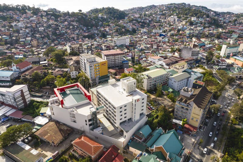 Baguio City, Philippines Aerial of the City of Baguio Editorial Image ...
