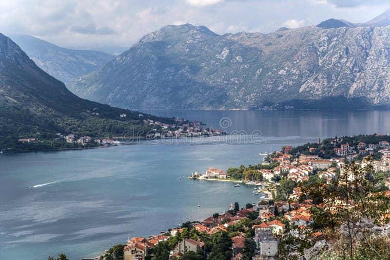 Bahía de Kotor imagen de archivo. Imagen de montenegro - 34801637