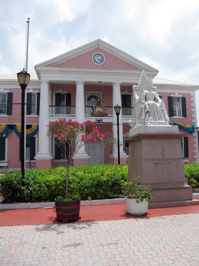 Government House, Nassau Bahamas Stock Photo - Image of main, front ...