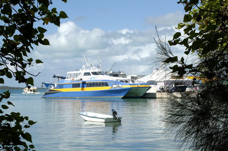 Bahamas Fast Ferry, Harbour Island Stock Photo - Image of holidays ...