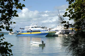 Bahamas Fast Ferry, Harbour Island Stock Photo - Image of holidays ...