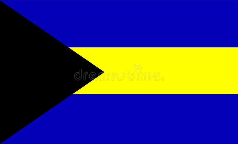 Bahamas Flag Design stock vector. Illustration of decoration - 351485488