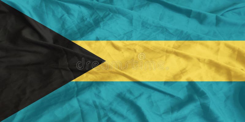 Bahamas Flag Waving Close Up Stock Illustration - Illustration of flags ...