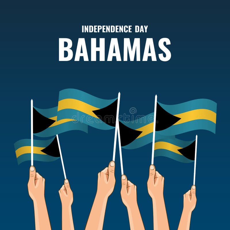Bahamas Independence Day stock vector. Illustration of bahamas - 247634385