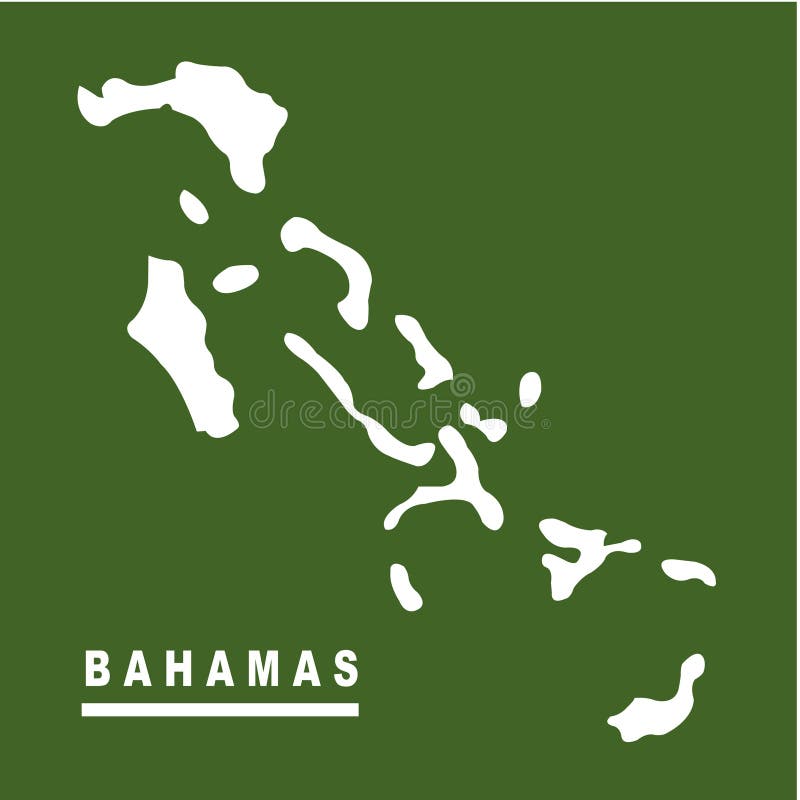 Bahamas map stock vector. Illustration of geography - 305339662