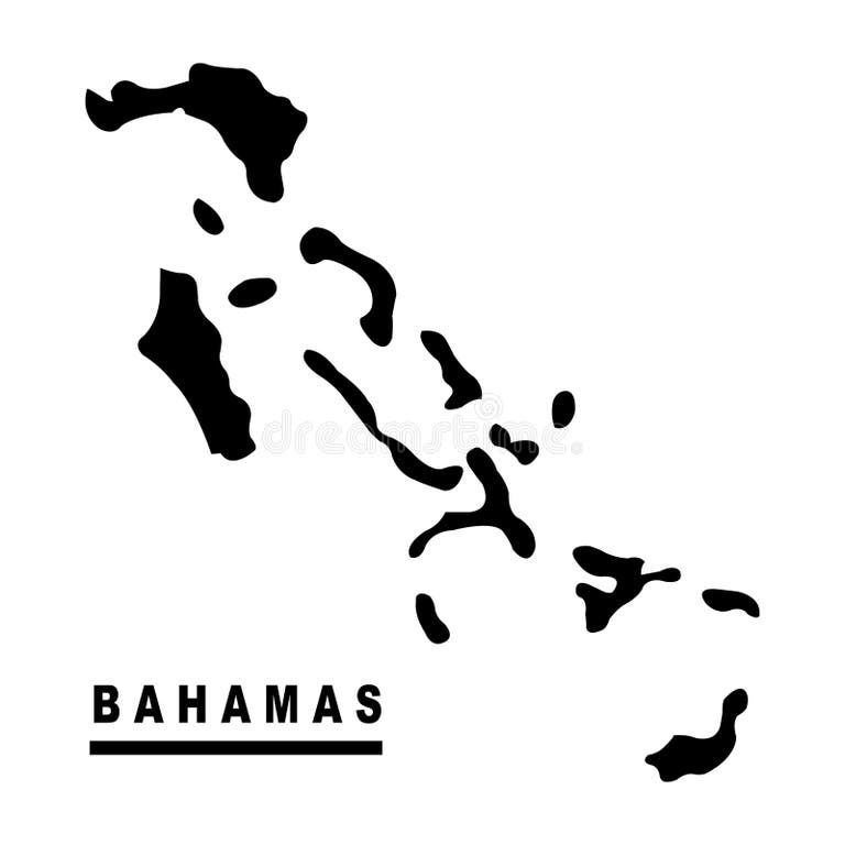 Bahamas map stock vector. Illustration of theme, islands - 305339665