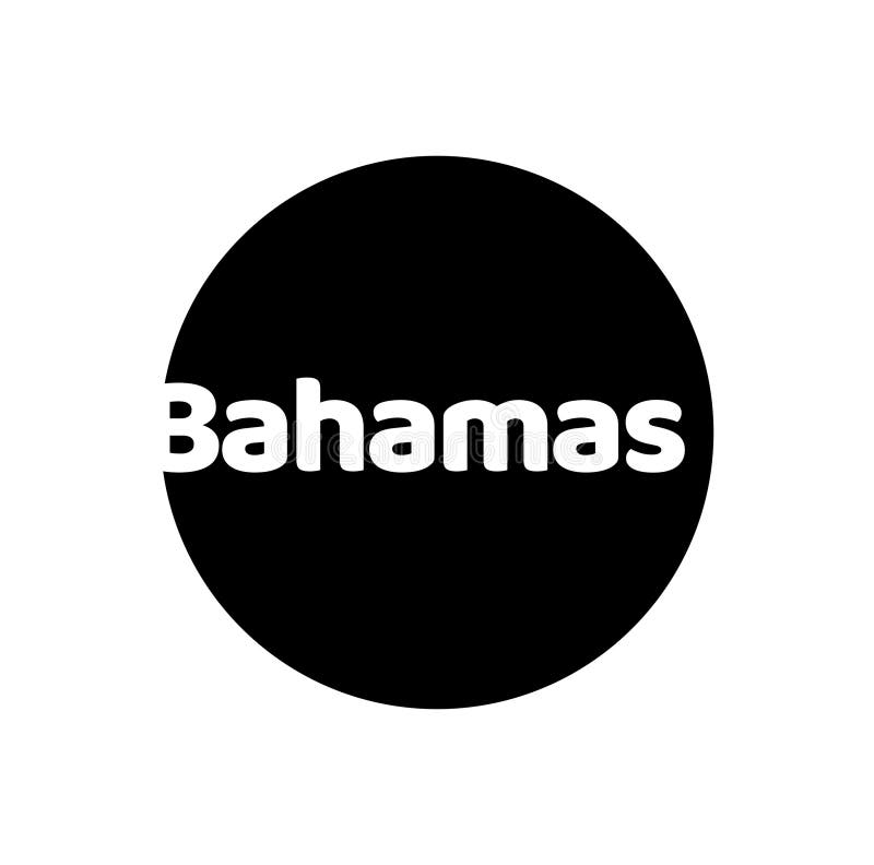 Bahamas Typography Vector Art Illustration Stock Illustration ...