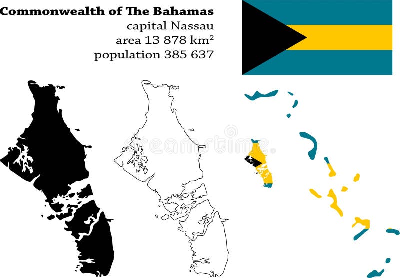 The Bahamas Infographics, Statistical Data, Sights Stock Vector ...