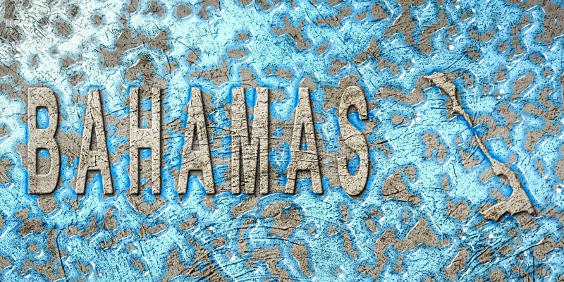 Bahamas Water Management Concept Stock Illustration - Illustration of ...