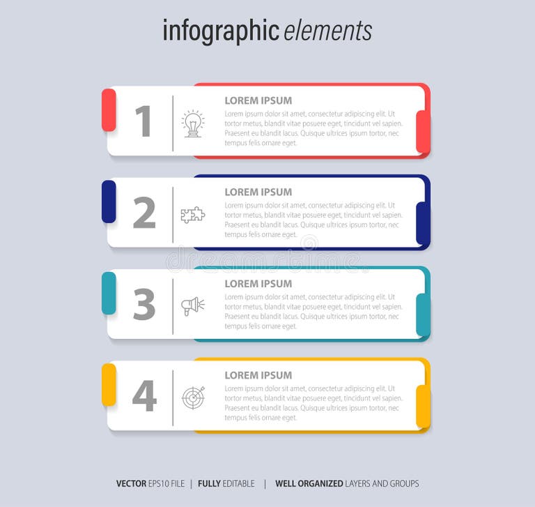 Business Infographic with Modern Design Vector Stock Vector ...