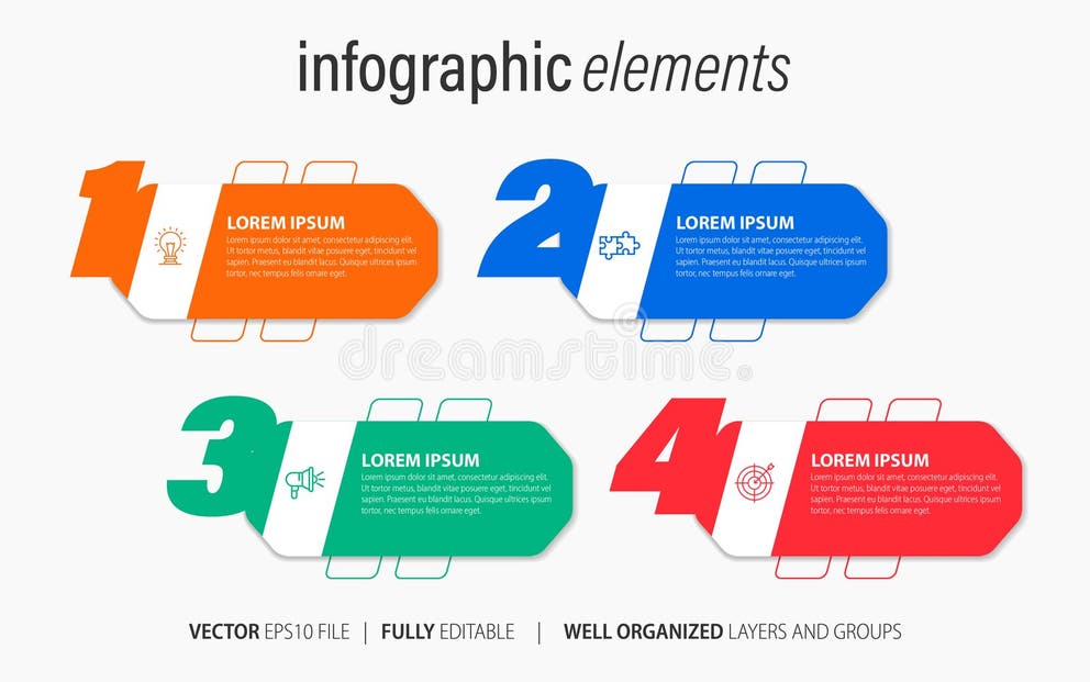 Business Infographic with Modern Design Vector Stock Vector ...