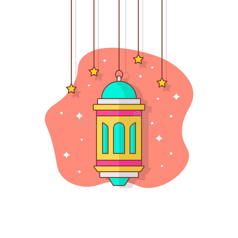 Islamic Latern Illustration 01. Stock Illustration - Illustration of ...