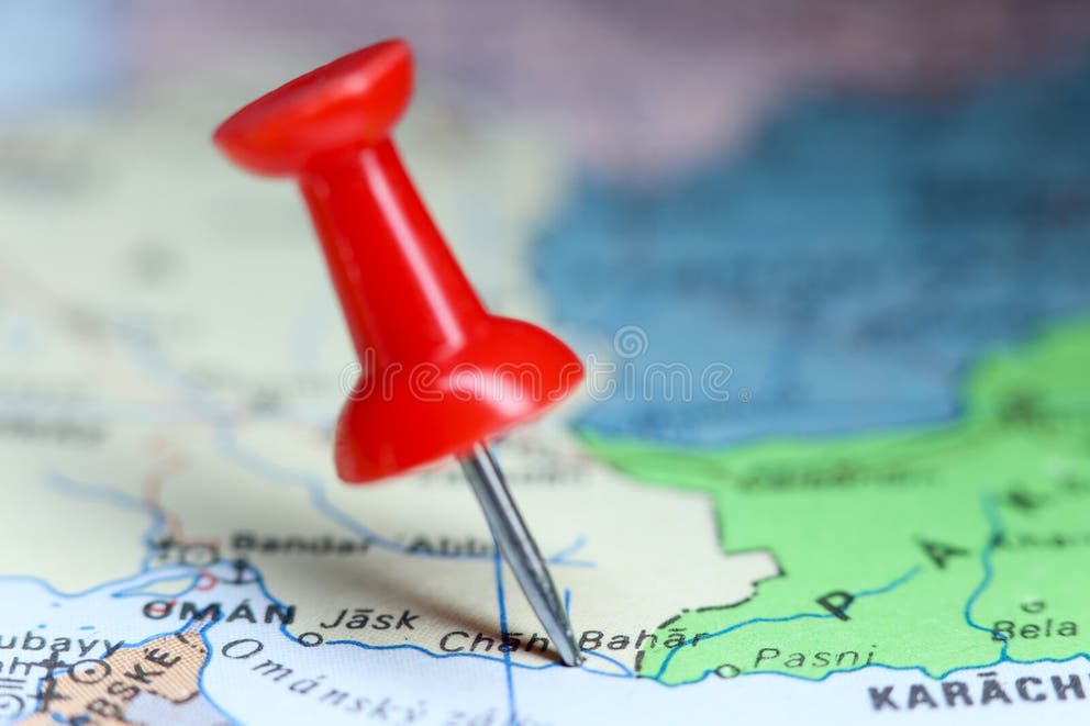 Bahar, Iran pin on map stock image. Image of globe, asia - 367293793