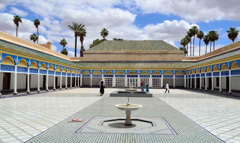 Bahia Palace in Marrakech, Morocco Editorial Image - Image of africa ...