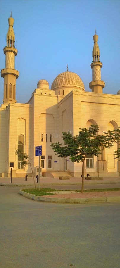Bahira Town Karachi Mosque Pakistan Stock Photo - Image of mosque ...