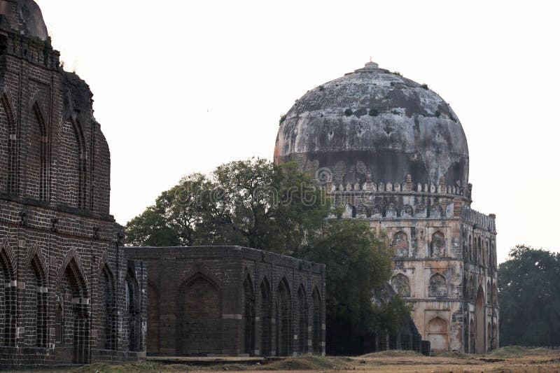 Tombs of the Bahamani Kings, Bidar, Karnataka, India Stock Image ...