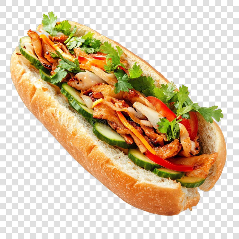 Bahn Mi stock illustration. Illustration of food, culture - 341460980