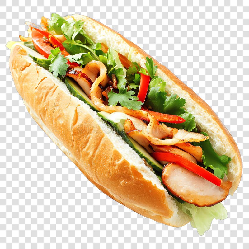 Bahn Mi stock illustration. Illustration of plate, spices - 341460983