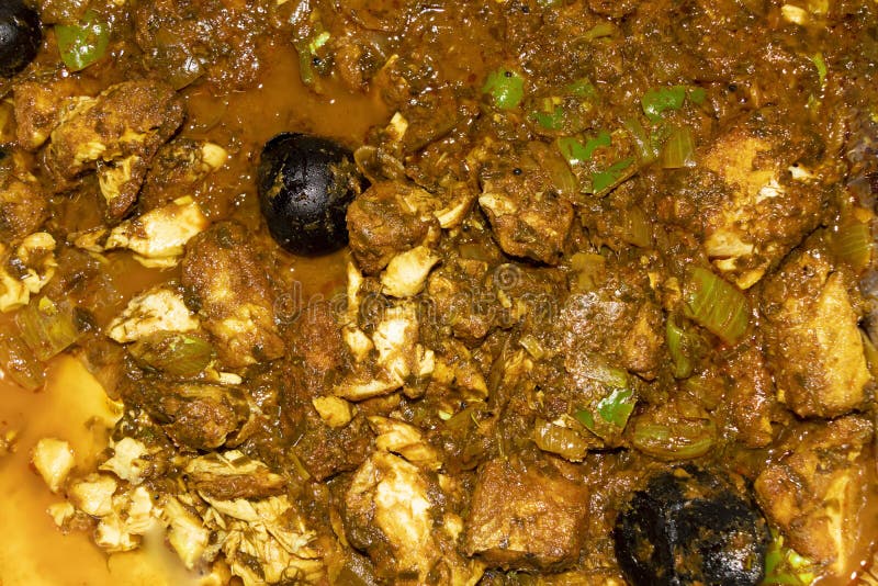 Bahrain Arabic Style Fish Curry. Selective Focus Stock Photo - Image of ...