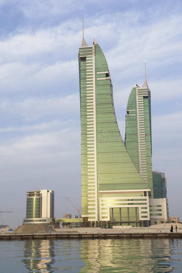 Bahrain Financial Harbour stock photo. Image of open, office - 8398442