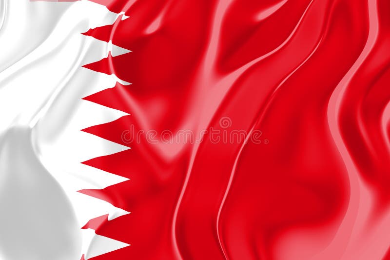 Kuwait- Och Bahrain-flaggor Stock Illustrationer - Illustration av objekt, silke: 167118649