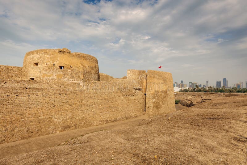 Bahrain Fort stock image. Image of arabian, albahrain - 147348657