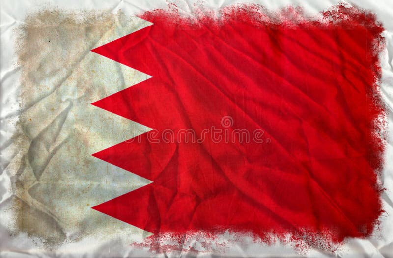 Bahrain grunge flag stock illustration. Illustration of freedom - 149780097