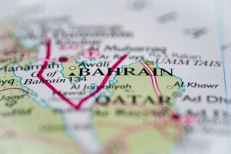 Bahrain Highlighted World Map Stock Photos - Free & Royalty-Free Stock ...