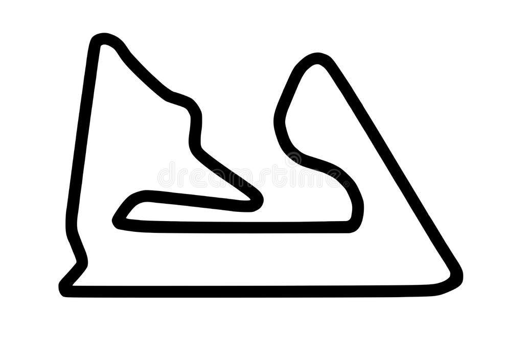 Bahrain International Circuit Stock Vector - Illustration of ...