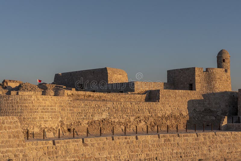 Bahrain - Manama - Qalat Al Bahrain Fort Stock Photo - Image of qalat ...