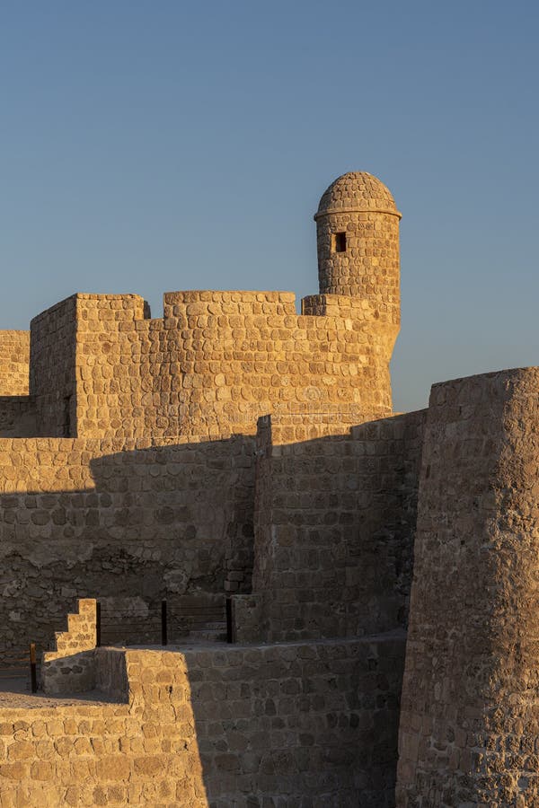 Bahrain - Manama - Qalat Al Bahrain Fort Stock Image - Image of ancient ...